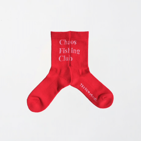 CFC-SOCKS 1PAC LOGO SOCKS RED – RAMBLE